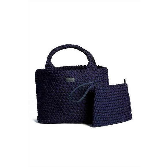 LR.REPUBLIC | Bags | New Lrrepublic Luxe Handwoven Large Tote In Navy ...